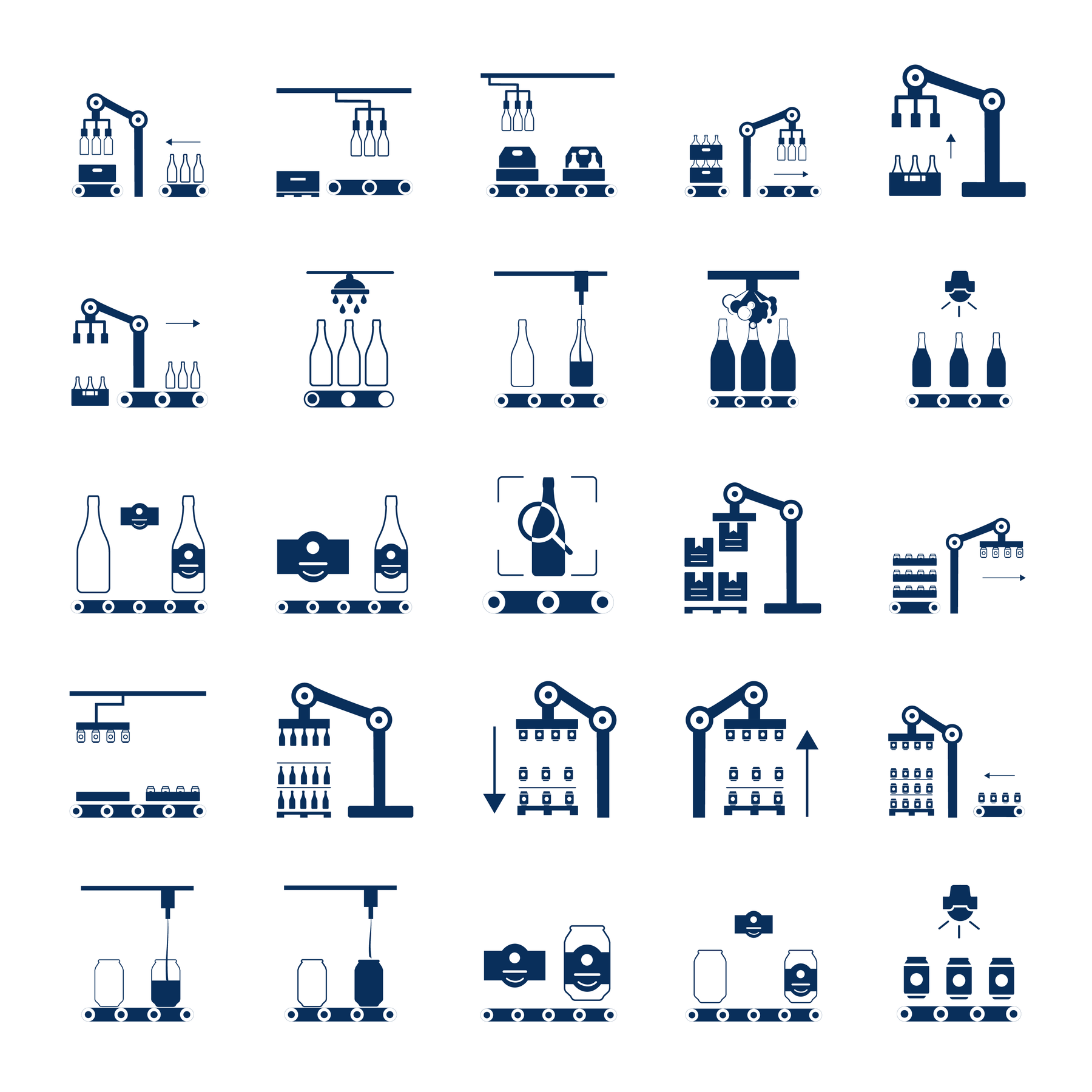 FnB Production Line Icons – COPA-DATA zenon Engineering Store